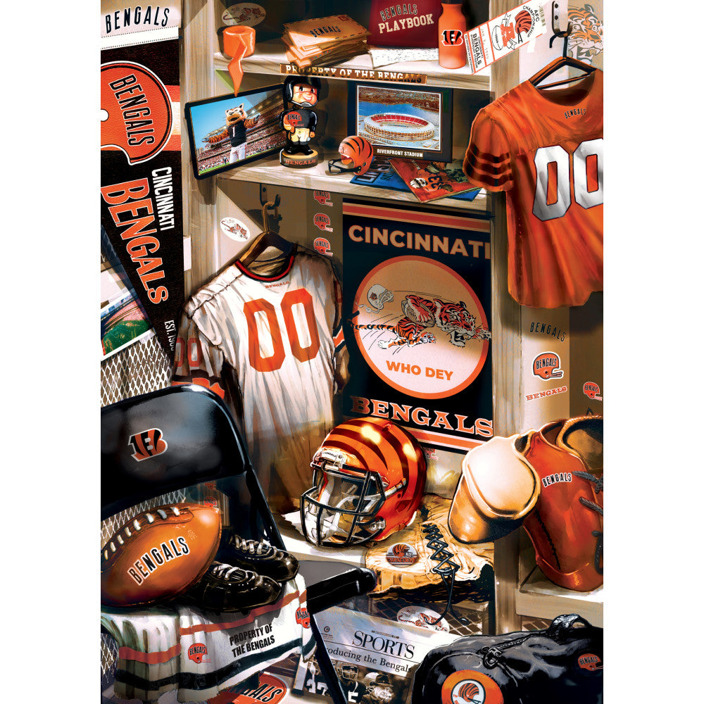 Locker Room NFL Cincinnati Bengals - Jigsaw Puzzle – MasterPieces USA