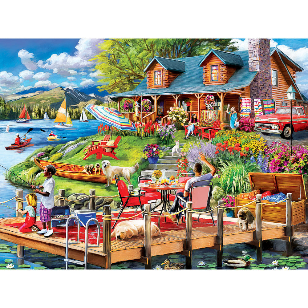 The Secluded Cabin - Jigsaw Puzzle – MasterPieces USA