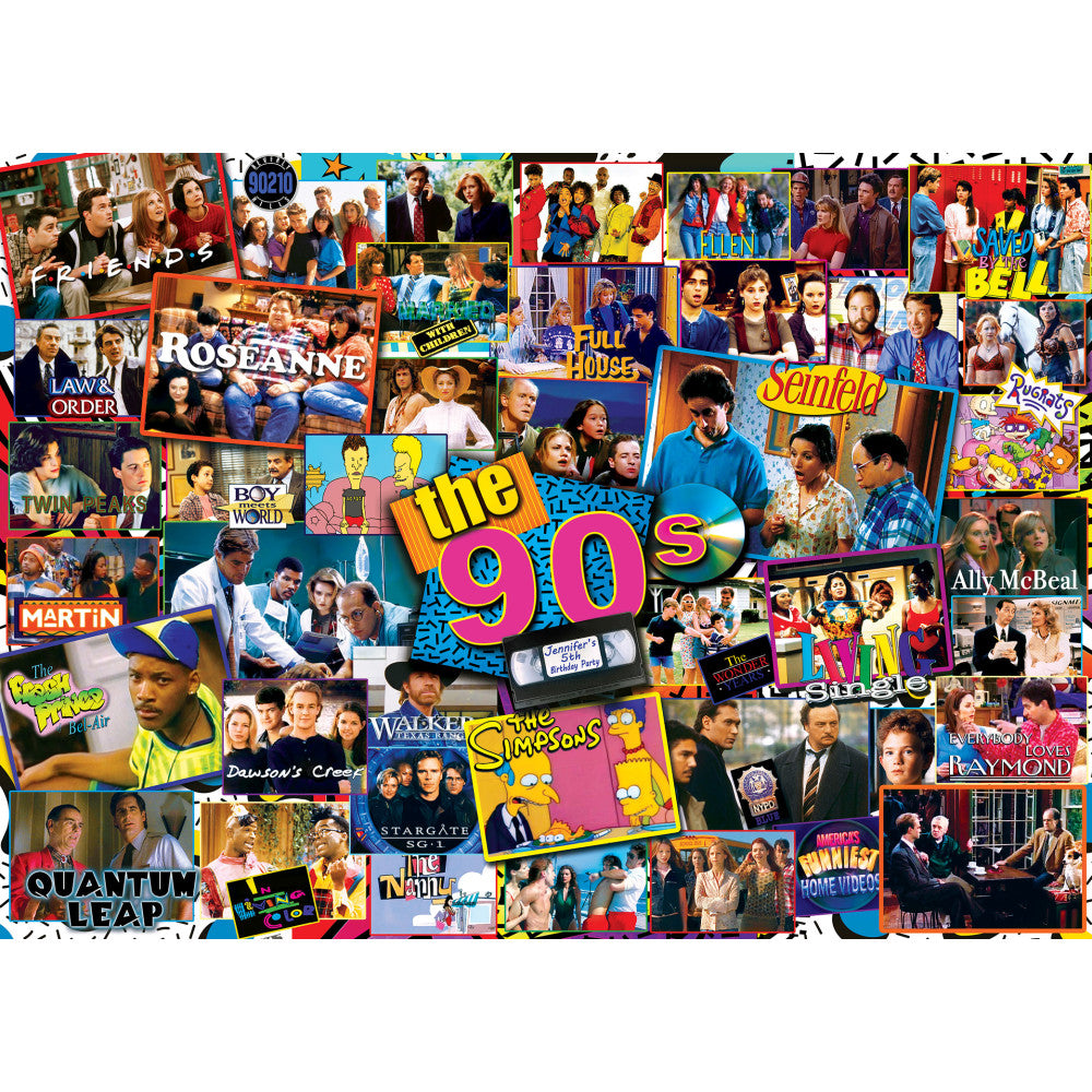 90's Television Shows - Jigsaw Puzzle – MasterPieces USA