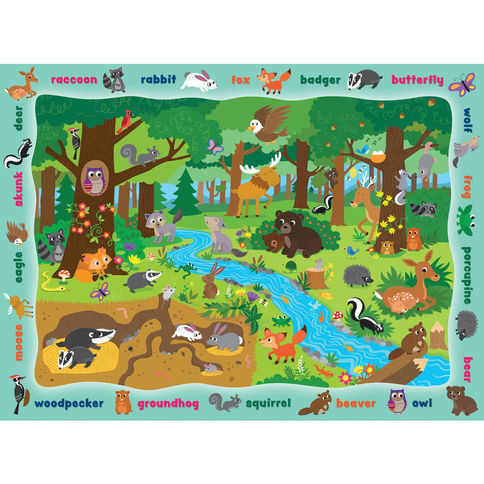 Animals in the Forest - Jigsaw Puzzle – MasterPieces USA